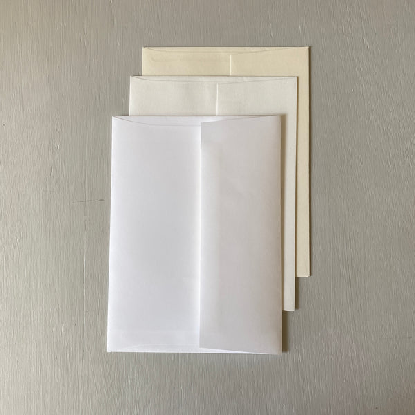 A7 Square Flap Envelopes - Salt + Paperie