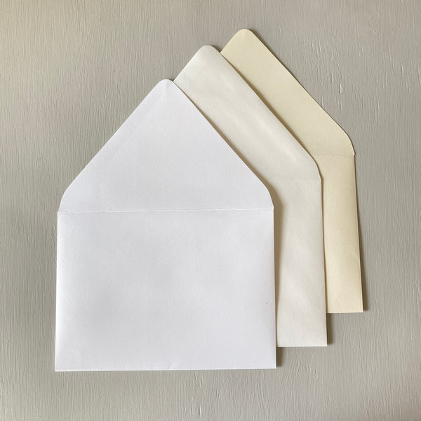 A7 Euro Flap Envelopes - Salt + Paperie