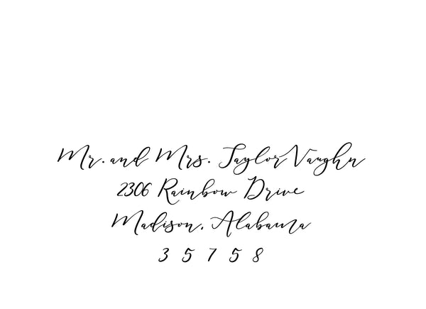 Carly Guest Address Printing - Salt + Paperie