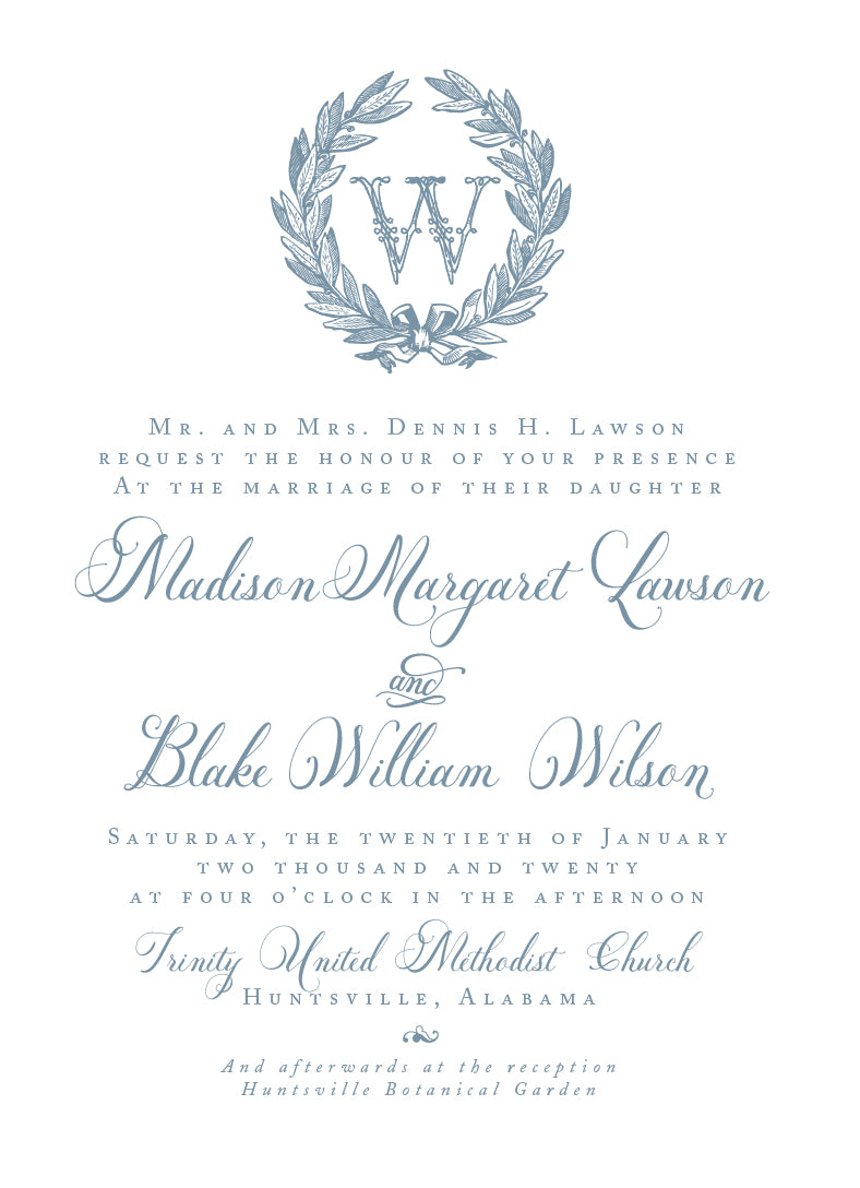 Madison Invitation - Salt + Paperie