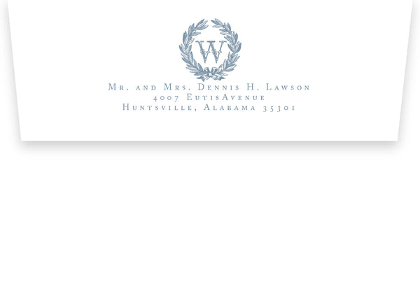 Madison Return Address Printing - Salt + Paperie